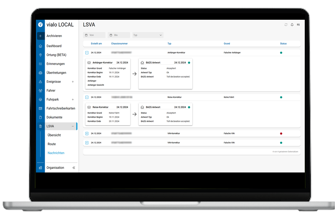 vialo ARV und LSVA | Xmatik
